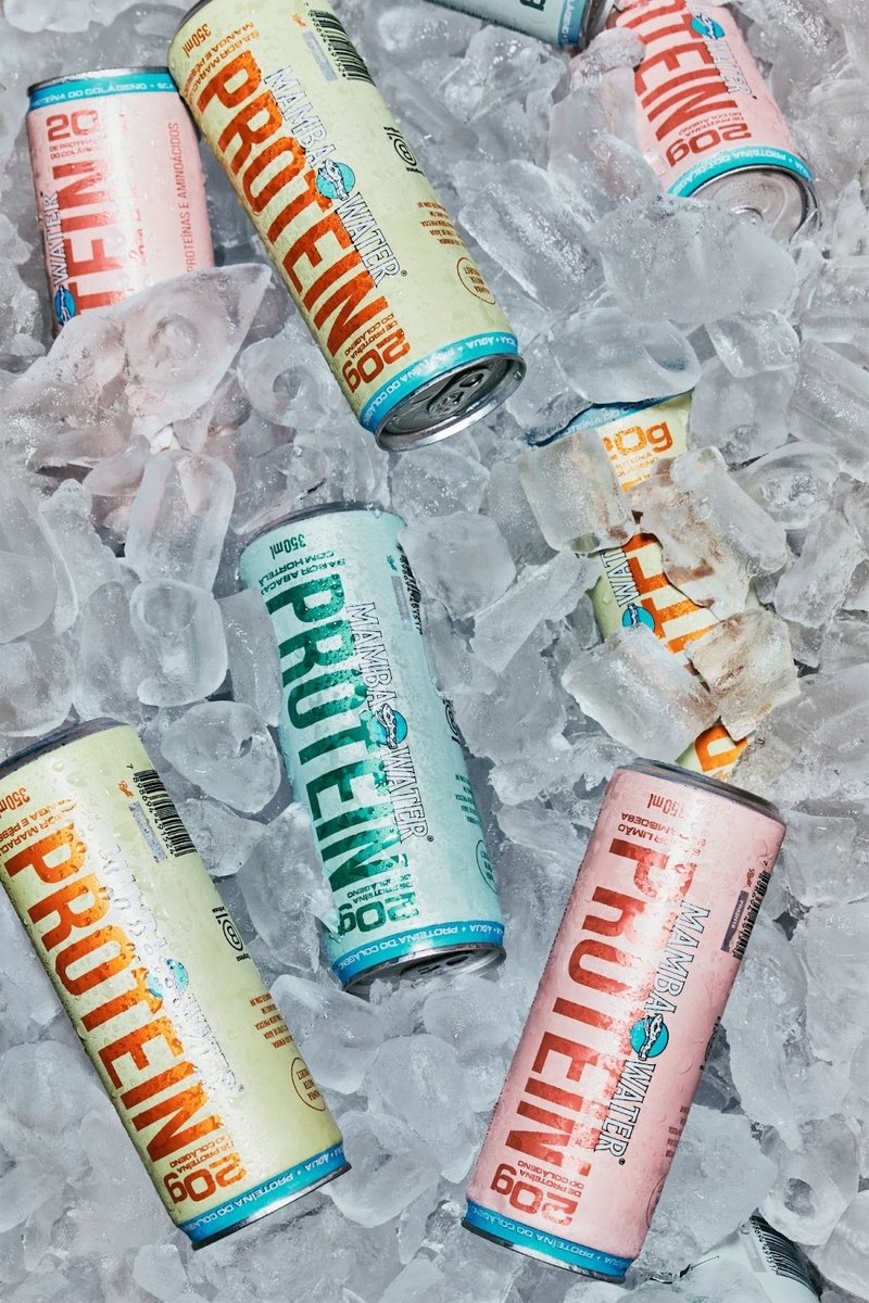 Mamba Protein, água proteica da Heineken, chega a todo o Brasil